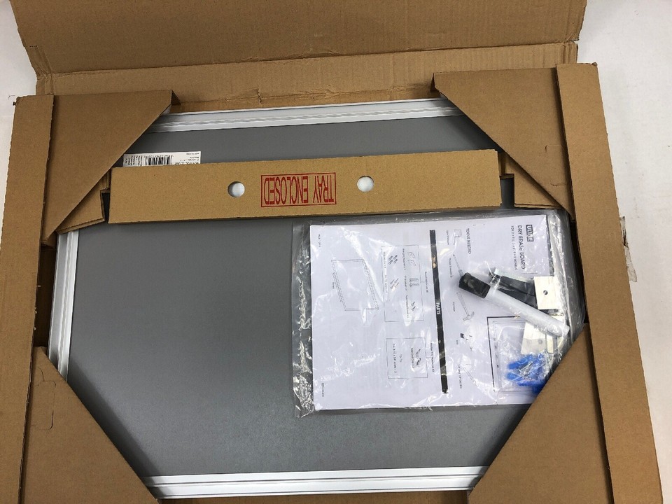 Uline Dry-Erase Board 2' x 1-1/2' Aluminum Frame w/Tray M2418UL - HOTT ...