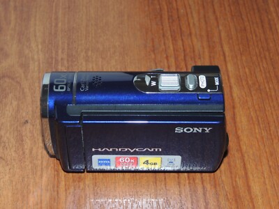 ⚠️ READ FIRST⚠️ Sony Handycam DCR-SX44 BLUE ⚠️ CAMCORDER ONLY⚠️ NOTHING ...