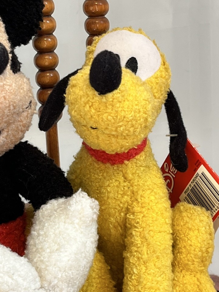 Mickey Mouse Pluto Plush Disney Rare Vintage Toys R Us Stuffed Animal ...
