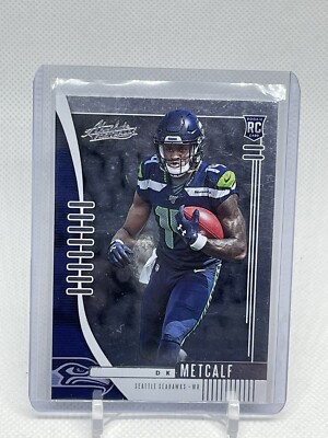 2019 Panini Absolute D.K. DK Metcalf Base Rookie Card RC #114 Seattle ...