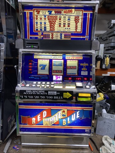 IGT S2000 Red White & Blue Slot MACHINE | eBay