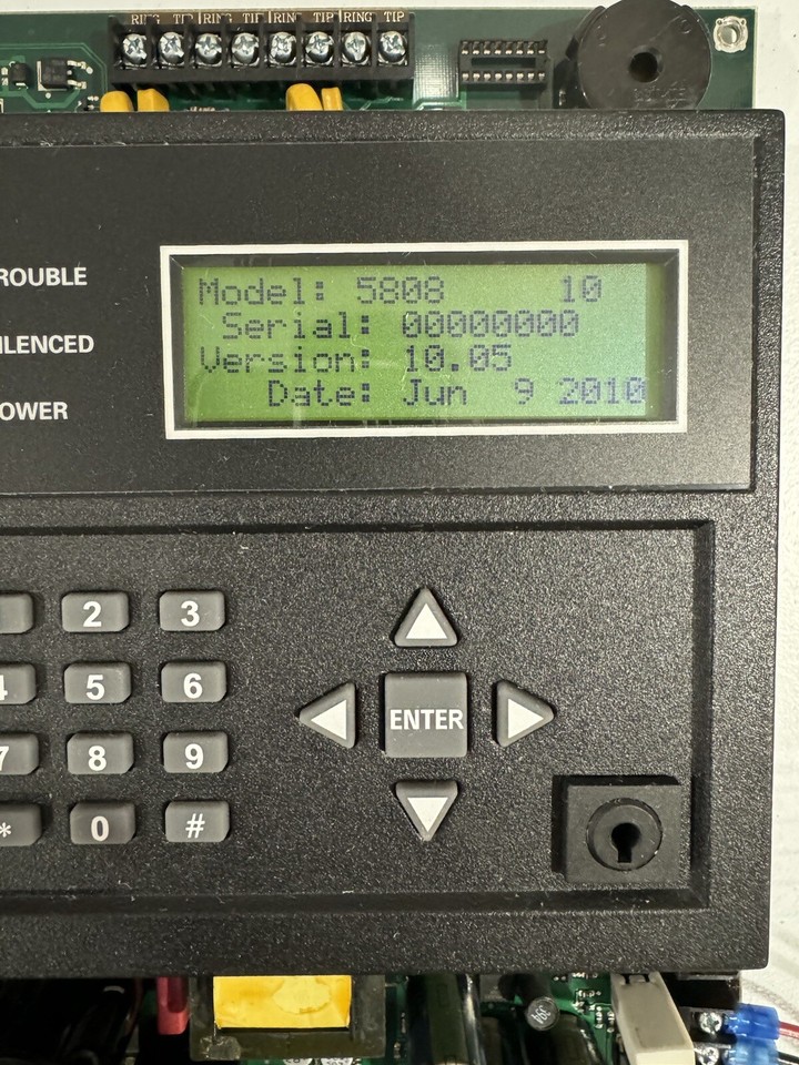 Silent Knight SK-5808. REPLACEMENT BOARD. USED. TESTED. WORKS. V10.05 ...