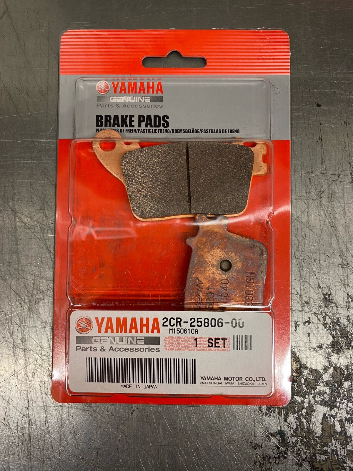 YAMAHA brake Pad Kit 2 2CR-25806-00 Fowlers Parts OEM for sale online ...
