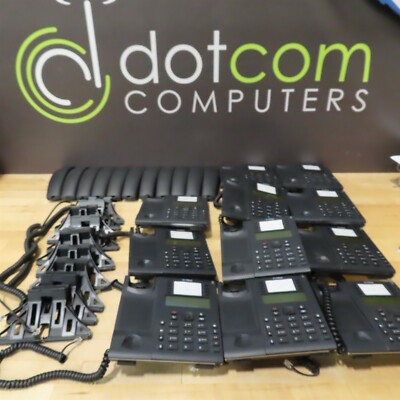 Aastra Mitel 6865i 9-Line Gigabit SIP Display Phone Black IP 6865i 65i ...