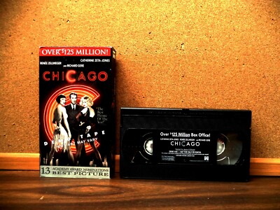 CHICAGO (VHS 2002) DEMO, Catherine Zeta-Jones, Richard Gere, Renée ...