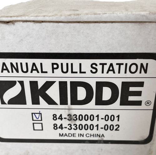 Kidde Manual Pull Fire Alarm Station 84-330001-001 for sale online | eBay