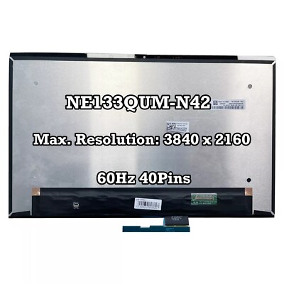NE133QUM-N42 LCD Touch Screen Digitizer Assembly Parts 3840X2160 New ...