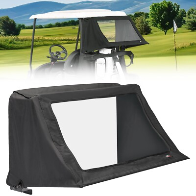 Golf Cart Rear Bag Rain Cover Kit Folding Cover for Club Car Tempo Two ...