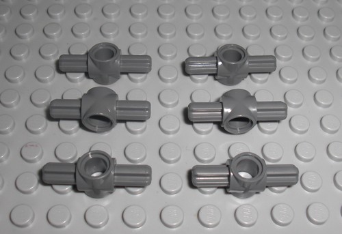LEGO Technic - 6x Hub Achs Pin Verbinder neu dunkelgrau Connector 27940 ...