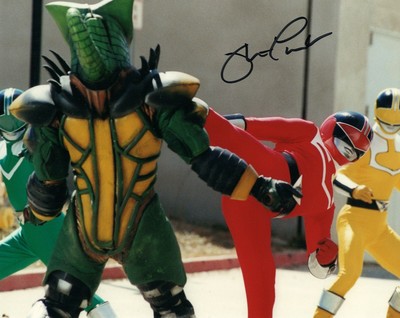 Power Rangers Time Force- Jason Faunt, Red Ranger/Wes Collins signed ...