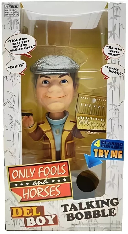 Only Fools and Horses Del Boy Talking Bobblehead Figures Collectibles ...