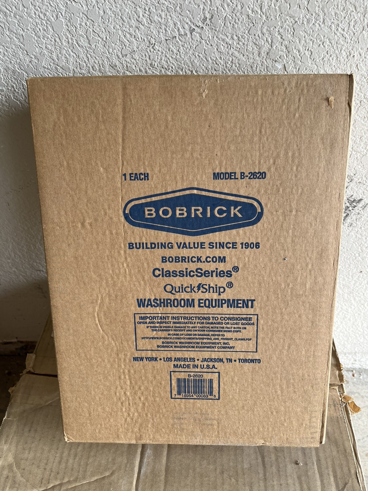 Bobrick Paper Towel Dispenser, Model B-2620... New in box | eBay