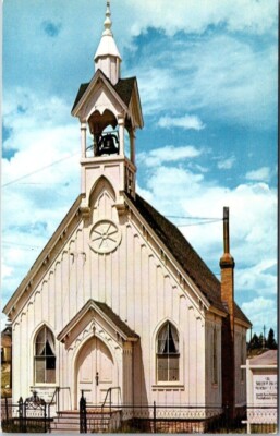 Sheldon Jackson Memorial Chapel Fairplay Colorado Vintage Chrome ...