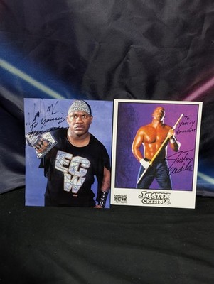New Jack & Justin Credible Autograph Signed 8x10 Photo ECW WWF WCW ...