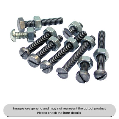 Steel BA Screws & Nuts Head Types & Lengths Assorted Pack 200pcs | eBay UK