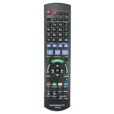 N2QAYB000479 Remote Control fit for Panasonic DVD HDD Digital Video ...