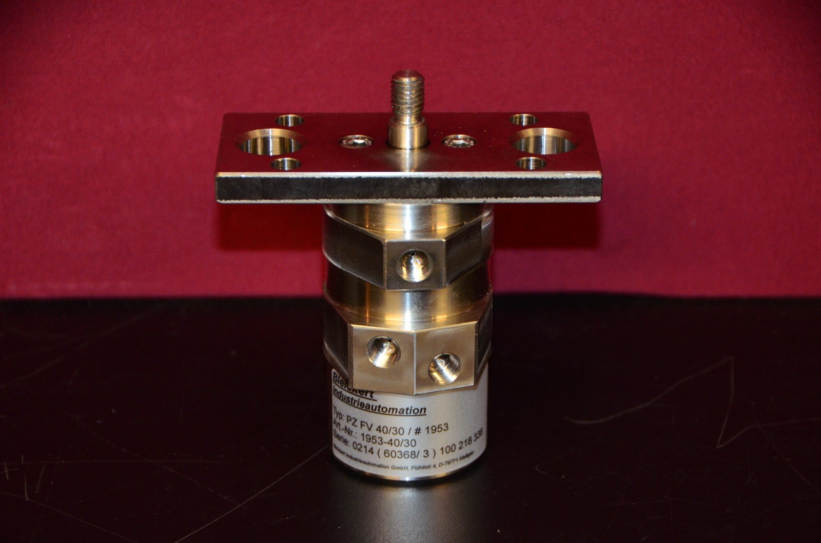 Bleickert PZ FV 40/30 # 1953 Pneumatic Cylinder 40mm Bore 30mm Stroke ...