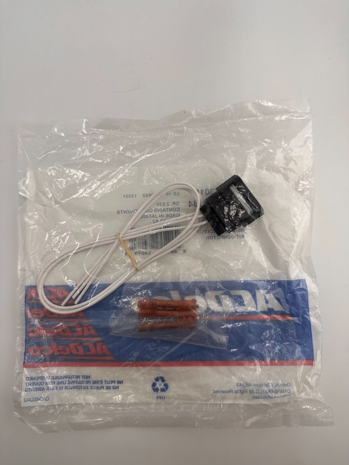 OEM GM Connector Kit Wiring Harness 19301584 19367010 13579415 84677313 ...