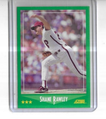 1988 Score Baseball #375 Shane Rawley Philadelphia Phillies | eBay
