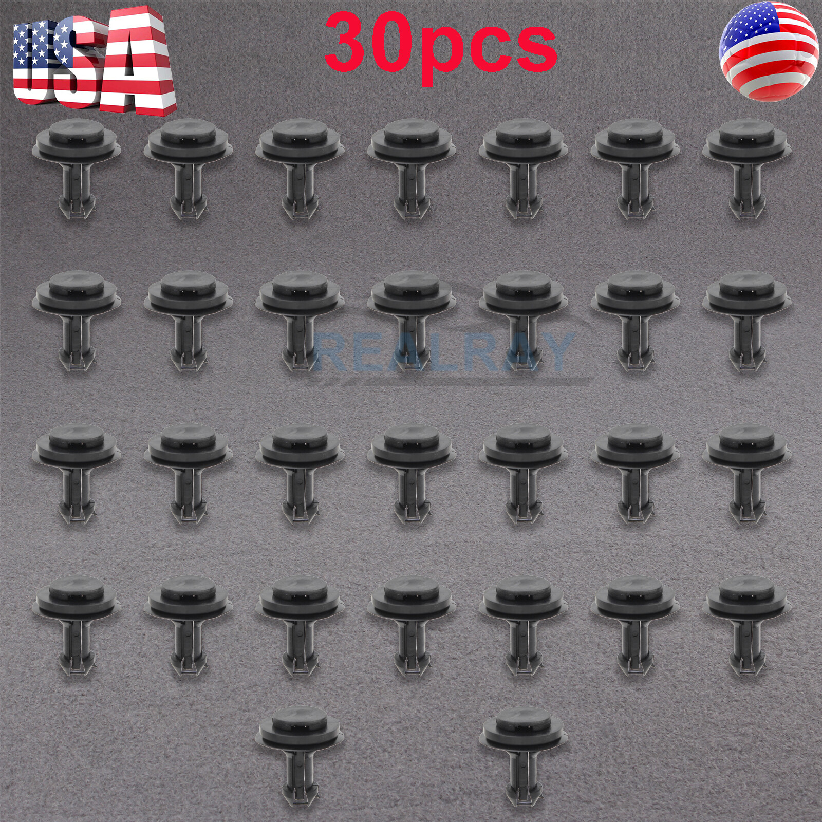 For GM Lower Air Deflector Retainer Clips 15733971 Chevrolet GMC 4WD ...