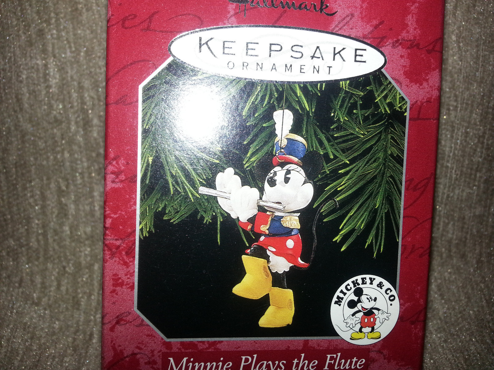HALLMARK Keepsake 1998 MINNIE PLAYS THE FLUTE #2 Disney CHRISTMAS ...