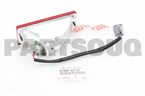 8148060110 Genuine Toyota LAMP ASSY RR FOG 81480-60110 | eBay