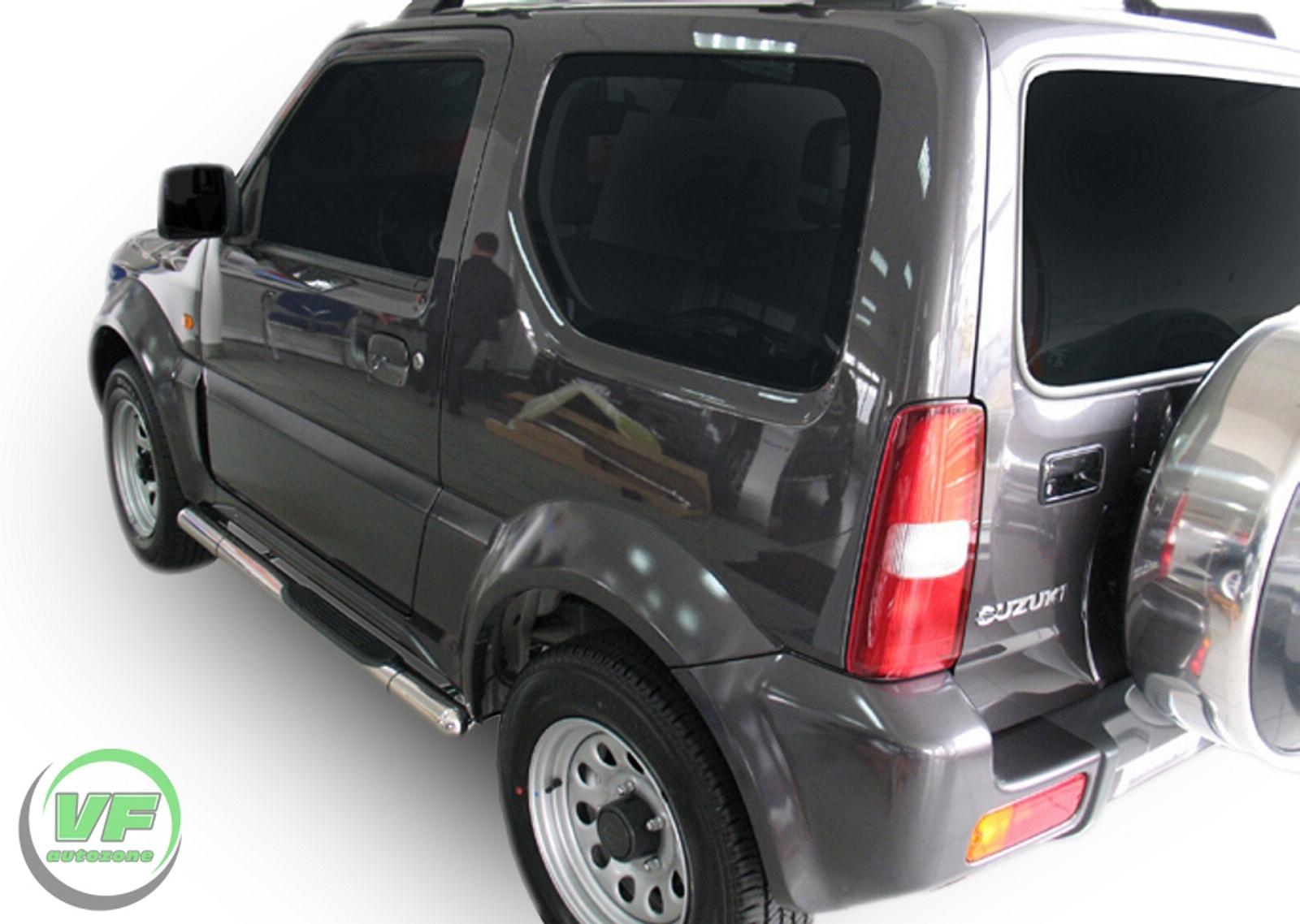 Side Bars Steps Protection Bars For Suzuki Jimny 1998-2018 3Door Chrome ...