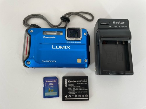 Panasonic Lumix DMC-TS4 12.1MP Waterproof Shock GPS Digital Camera ...