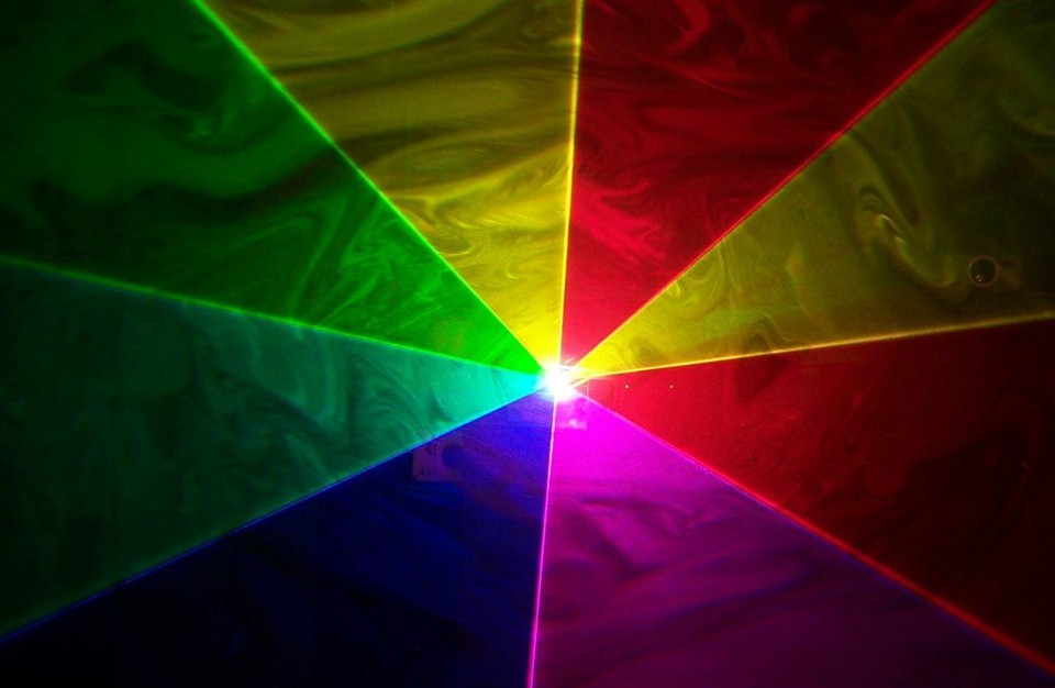 Shinp 760mW RGB beam Laser Light Stage Projector DJ home Party KTV ...