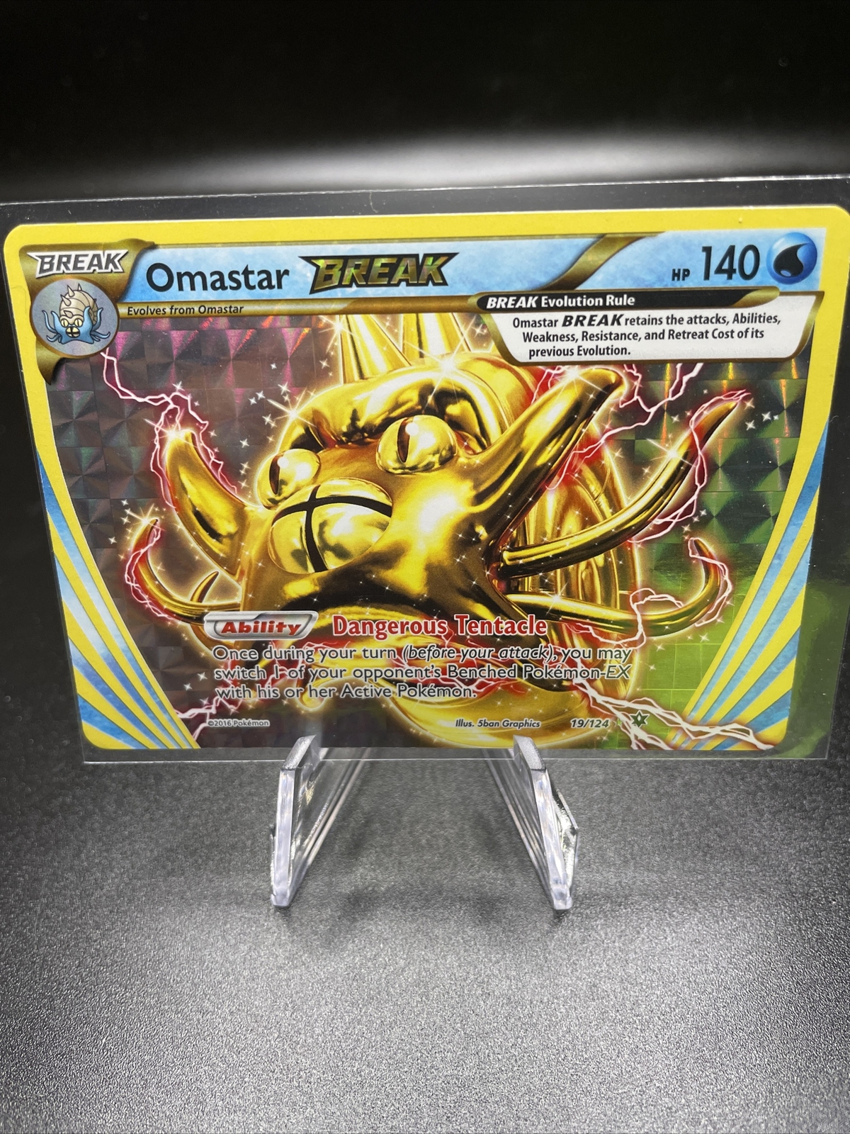 Pokémon TCG Omastar Break Fates Collide 19/124 | eBay