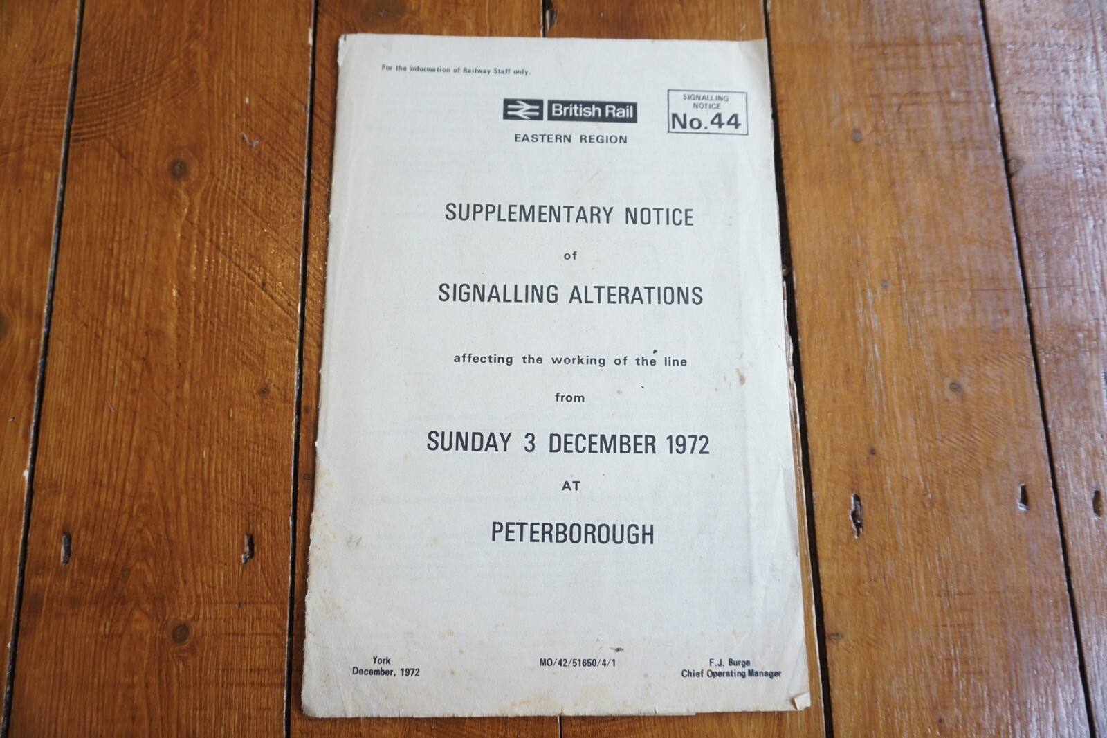 1972 Peterborough Signal Box Railway | Grelly UK