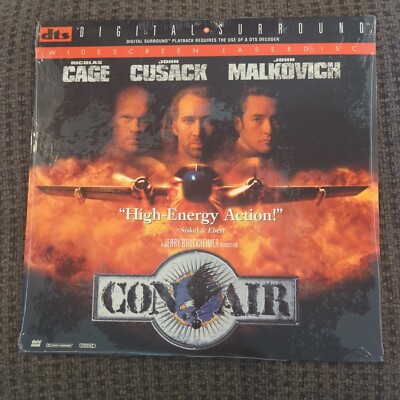CON AIR DTS Laserdisc - DTS - Digital Surround Sound. Brand new. Sealed ...