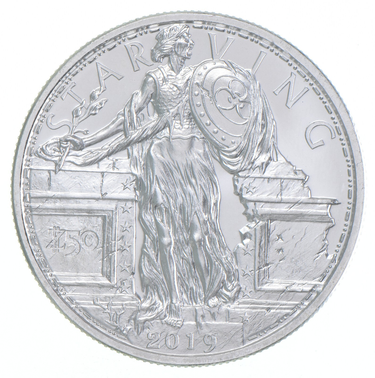 2019 Zombucks Currency of the Apocalypse 1oz .999 Fine Silver Round | eBay