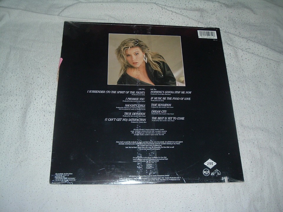 SAMANTHA FOX Samantha Fox '87 SEALED !!! + Hype Sticker !! ORIGINAL US ...