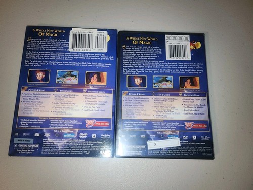 Walt Disney Aladdin Platinum Edition DVD 2004 NEW Sealed 2 Disc Slip ...