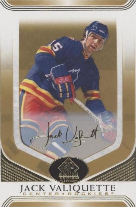 2020-21 Upper Deck SP Signature Edition Legends - Jack Valiquette #186 ...