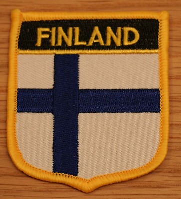 FINLAND Finnish Shield Country Flag Embroidered PATCH Badge P1 | eBay UK
