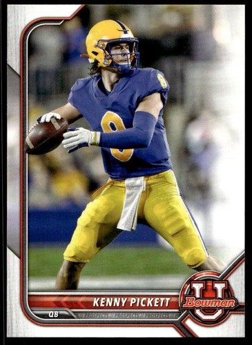 2021 -22 Bowman University 91 Kenny Pickett Pittsburgh Panthers ...