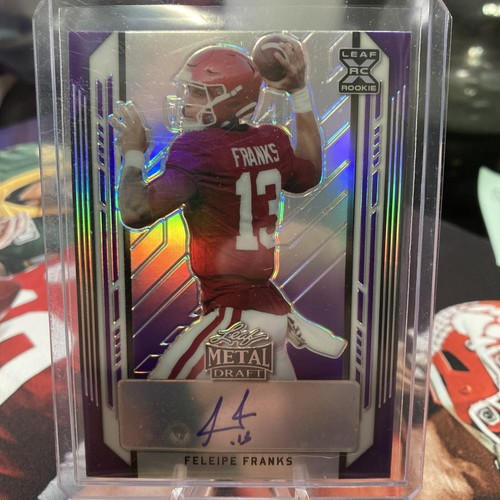 2021 Leaf Metal Draft Feleipe Franks autographed Leaf rookie card ...