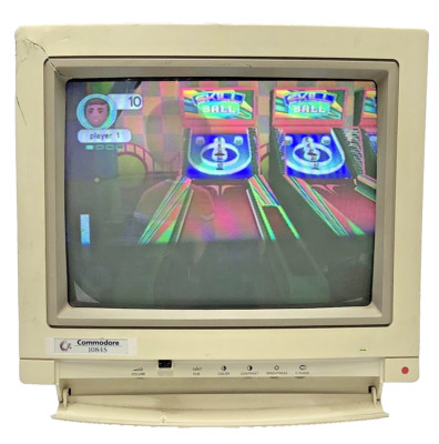 Commodore 1084S-D1 Monitor - VINTAGE 1992 WORKING *READ FULLY PLEASE ...