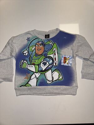 Disney Toy Story Boys Buzz Lightyear Sweater - Air Brushed Design size ...