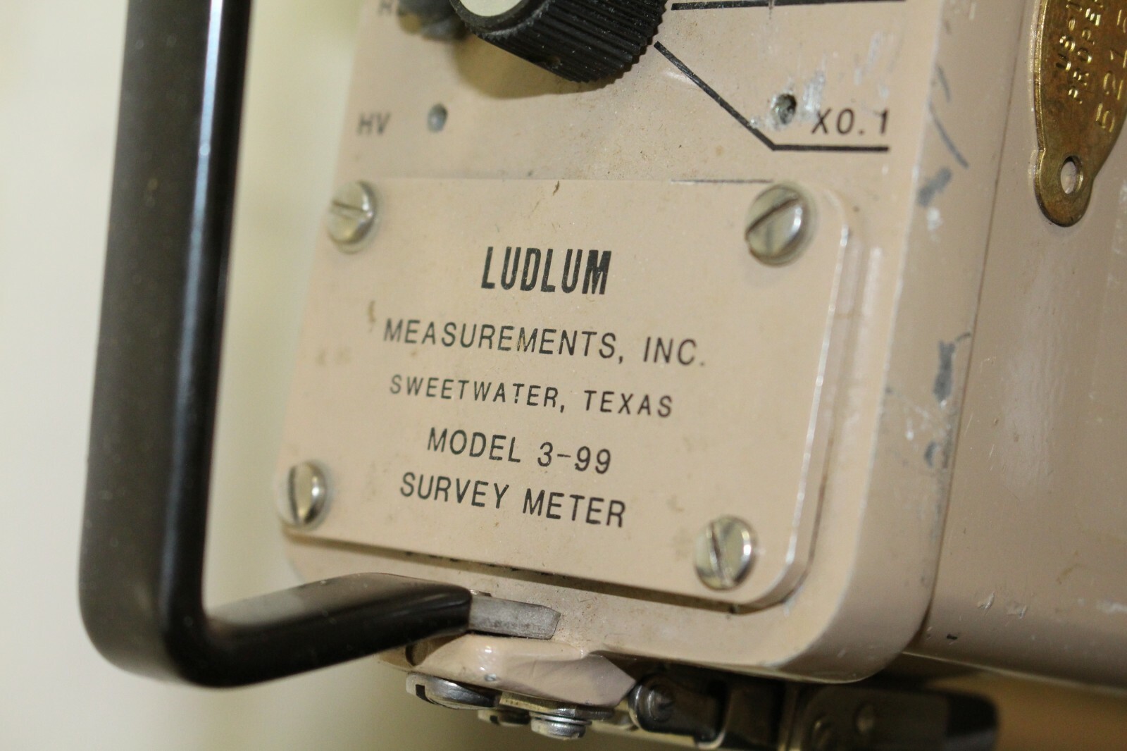 LUDLUM 3-99 SURVEY METER | eBay