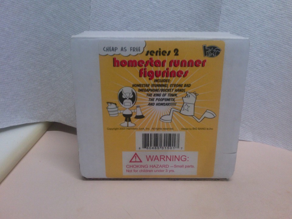 Homestar Runner 2004 Figure Figurine Collection Series Set 1 2 3100 ...