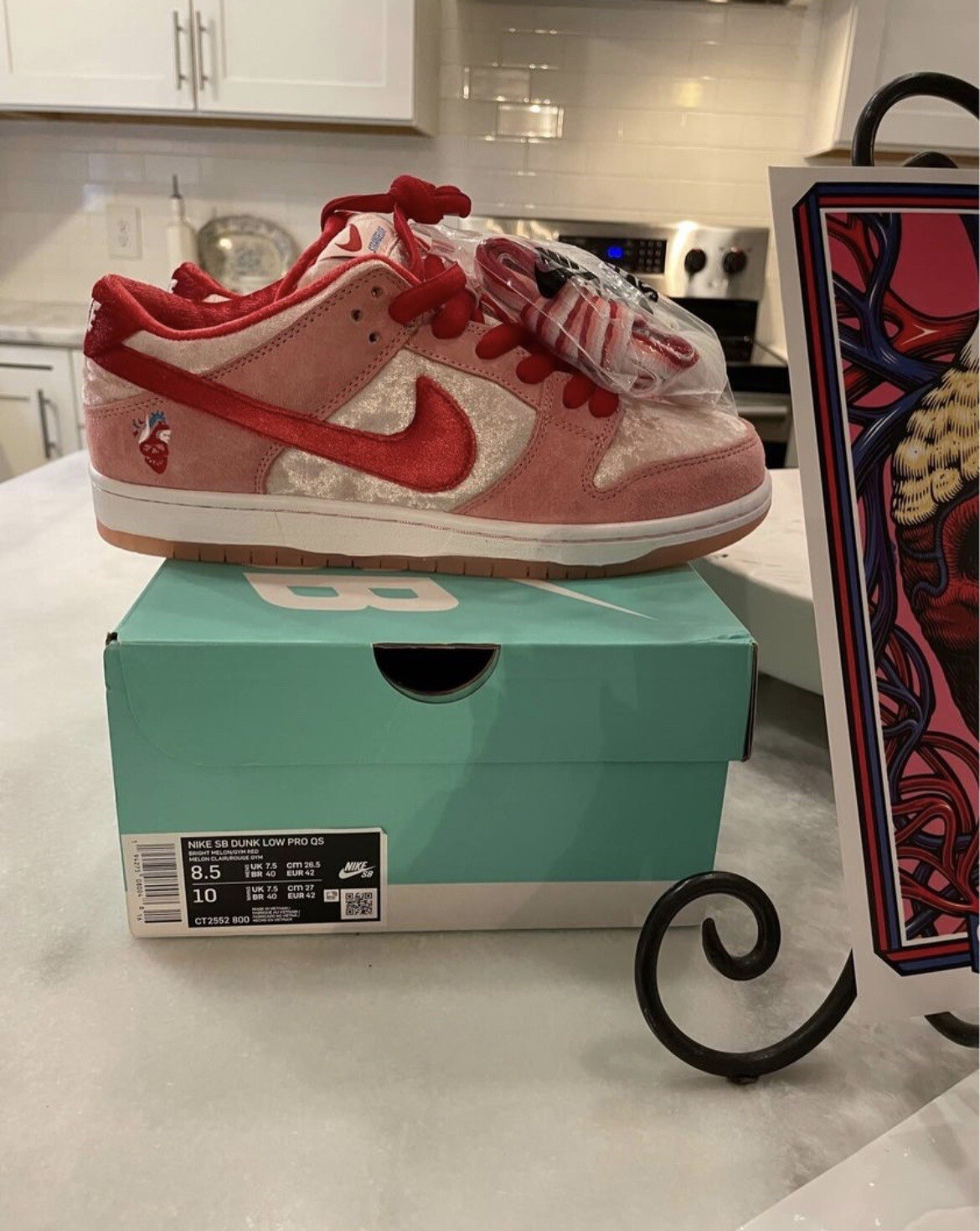 Size 11 - Nike Dunk Low SB Special Box x StrangeLove Valentines Day ...