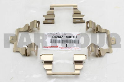 Toyota Fitting Kit Disc Brake Front 0494744010 04947-44010 | Genuine OEM