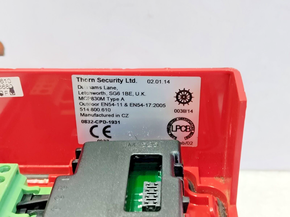 TYCO THORN SECYRITY MCP830M MANUAL CALL POINT 514.800.610 | eBay