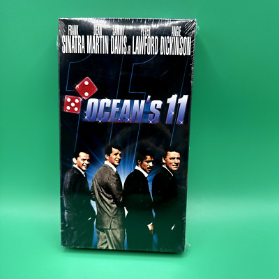Oceans Eleven (VHS, 2001) BRAND NEW - VHS Movie Sealed VTG Watermark ...