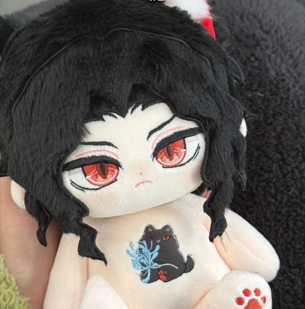 20cm Kibutsuji Muzan Anime Demon Slayer Plush Doll Dress Up Stuffed Toy ...