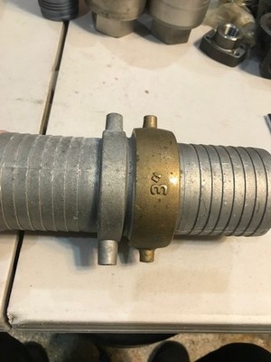 Pin Lug Hose Shank Coupling, Complete Set, 3" Male x Female Couplings ...