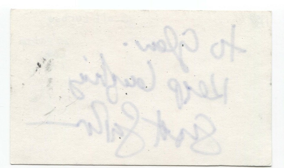 Scott LaRose Signed 3x5 Index Card Autographed Signature Comedian Actor ...